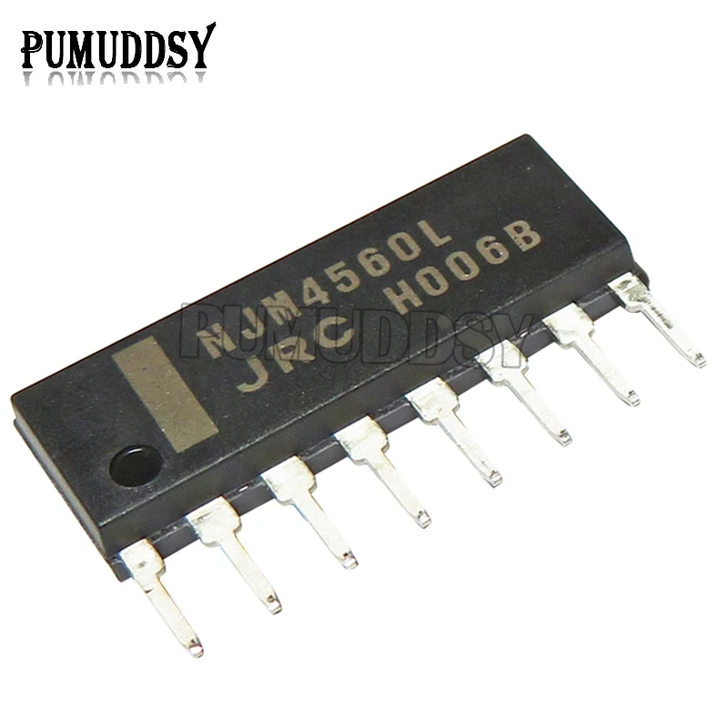 10 Uds NJM4558L NJM4558 SIP SIP-8 NJM4558LD NJM4560L NJM4560 NJM4560LD ...