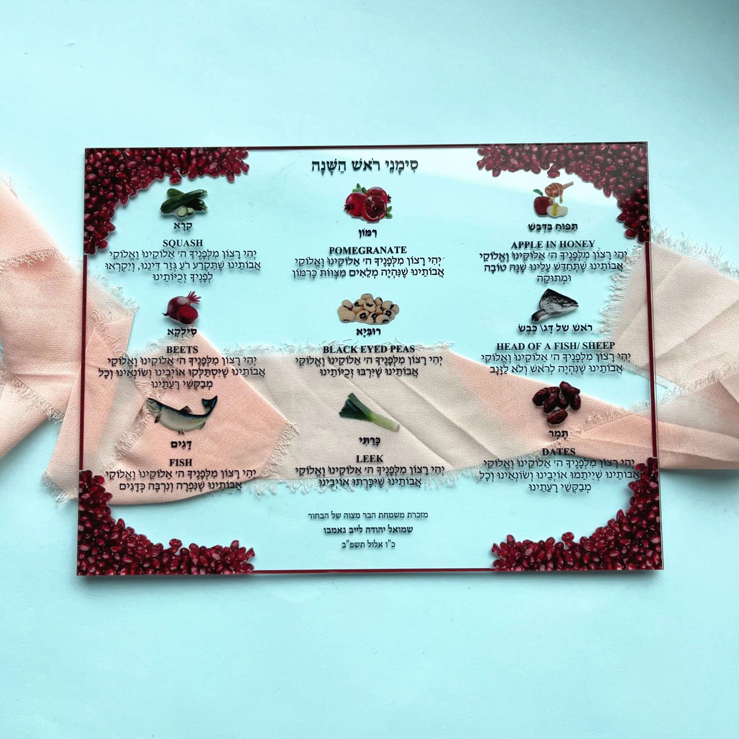 Cart-es-de-menu-acr-licos-personalizados-elegante-impress-o-do-prato ...