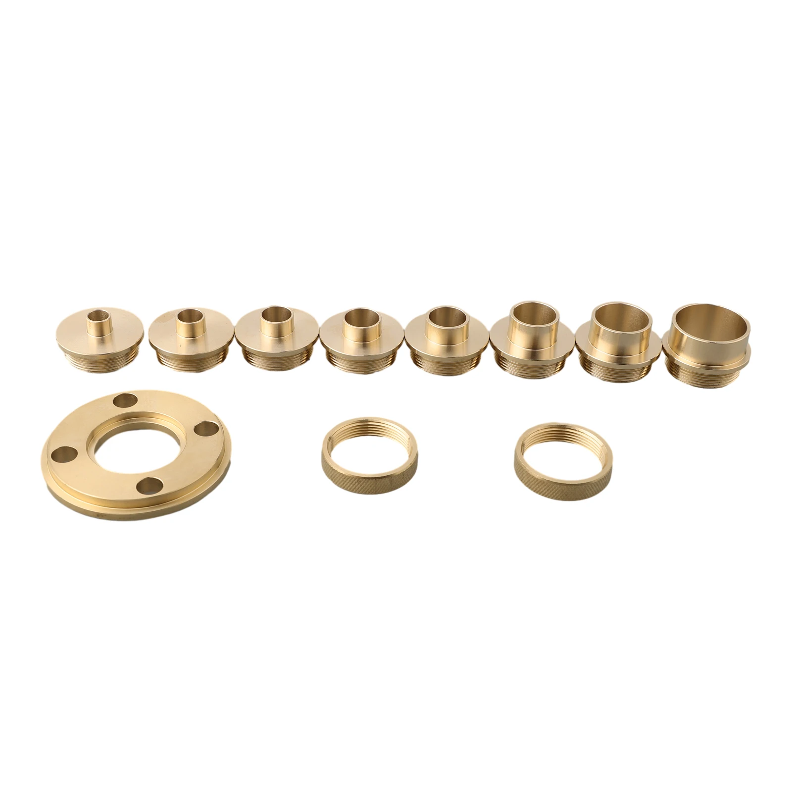 11-Pcs-set-Brass-Template-Router-Guides-With-Lock-Nut-Adapter-10-30mm ...
