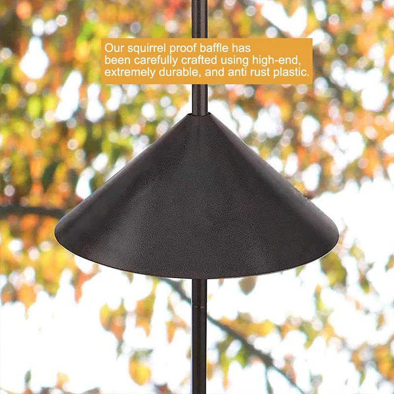 Deflector-de-ardilla-envolvente-deflector-colgante-de-Metal-nico-a ...