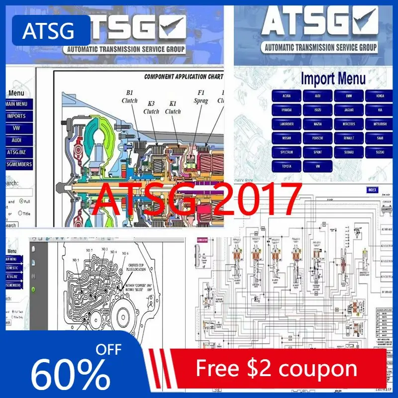 NEW ATSG 2017 software Automatic Transmissions Service Group Repair ...