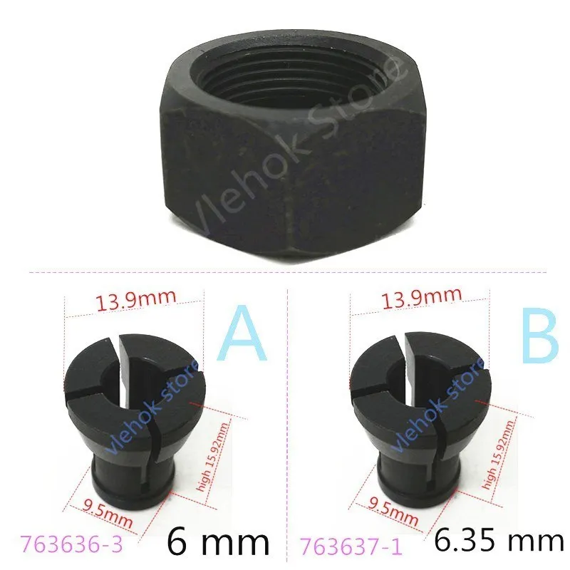 Collet-Cone-Nut-for-MAKITA-RT0700C-RT0700CX2-RT0700CX3-RP0900-RT0701 ...