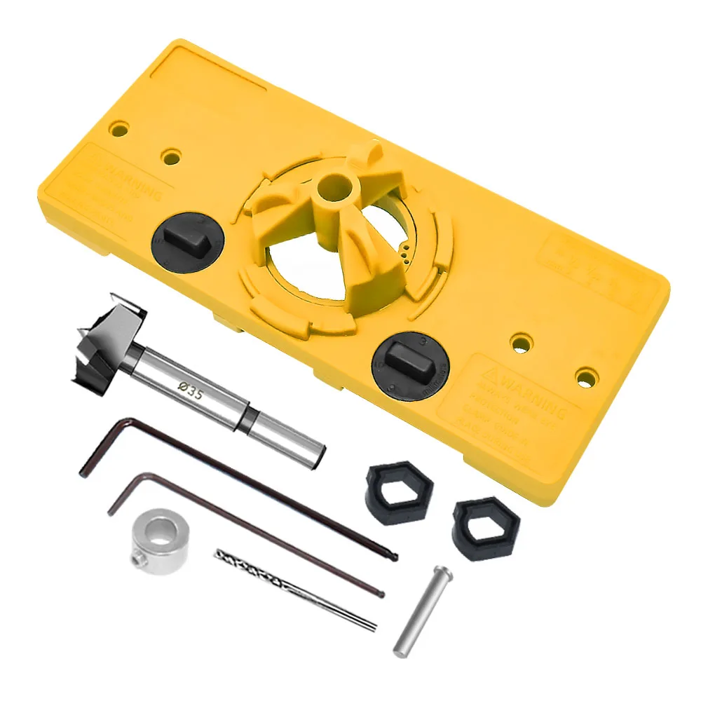 Concealed-Hinge-Jig-35-Mm-Forstner-Bit-Hardware-Template-Drilling-Guide ...