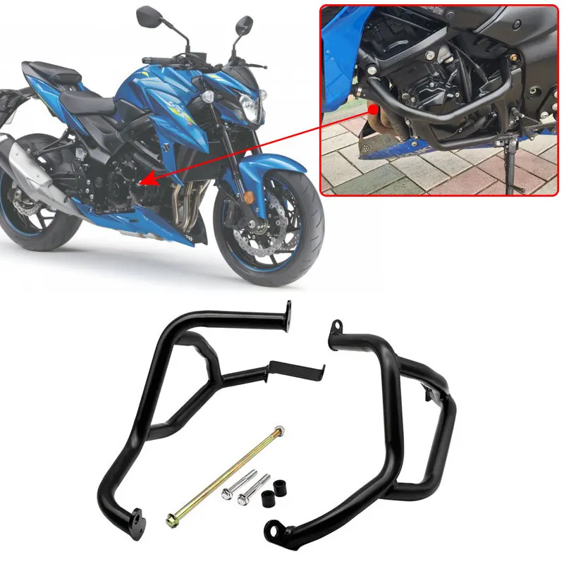 GSX-S750-Motorcycle-Engine-Guards-Bumper-Crash-Bar-Protector-Fit-for ...