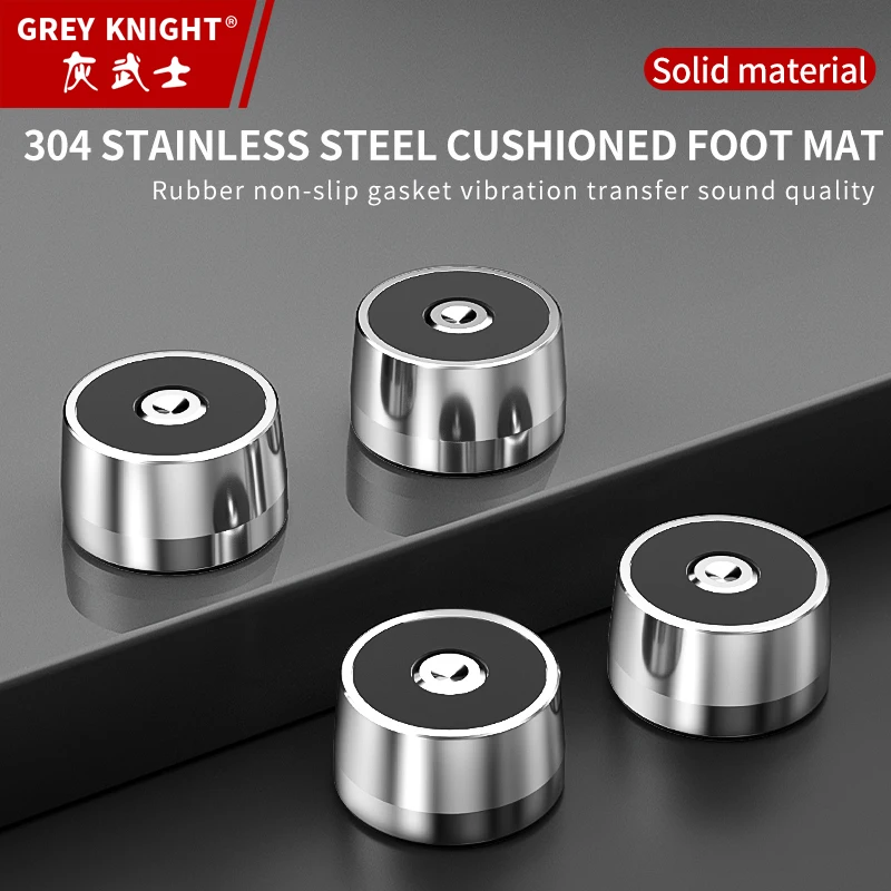 4pcs solid aluminum alloy shockproof foot nail hifi foot pad amplifier ...