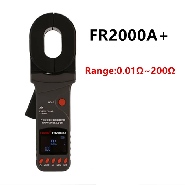 낙뢰 보호 접지 테스터, 지면에 디지털 클램프, 접지 저항 테스터, FR2000A + FR2000 + 시리즈, FR2000C