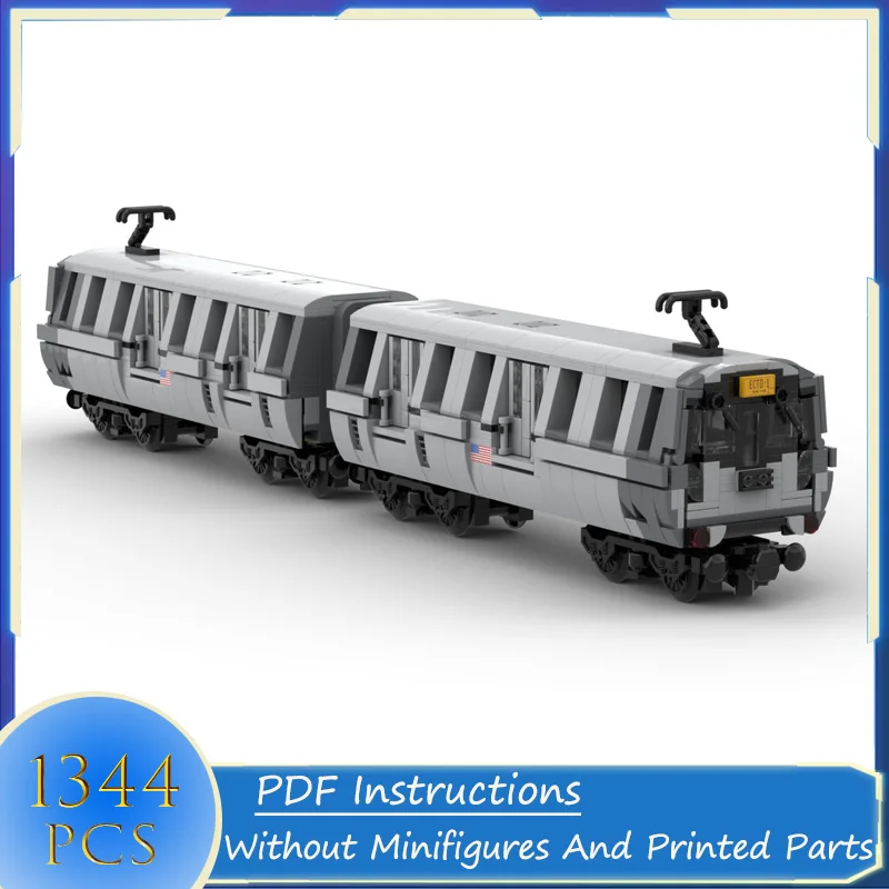 MOC-Building-Block-NK-Underground-Subway-3-City-Transportation-Train ...