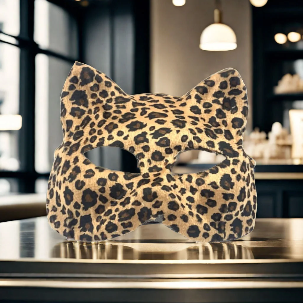 Cat-Mask-for-Women-Leopard-Animal-Face-Mask-Halloween-Party-Fancy-Dress ...