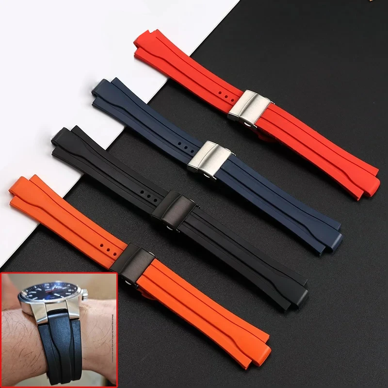 For Oris 7740 7730 Sports Watch Strap Men's Fluoro Rubber Waterproof ...