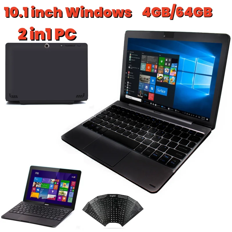 Tablet-Windows-10-com-teclado-de-ancoragem-2-em-1-PC-Quad-Core-c-mera ...