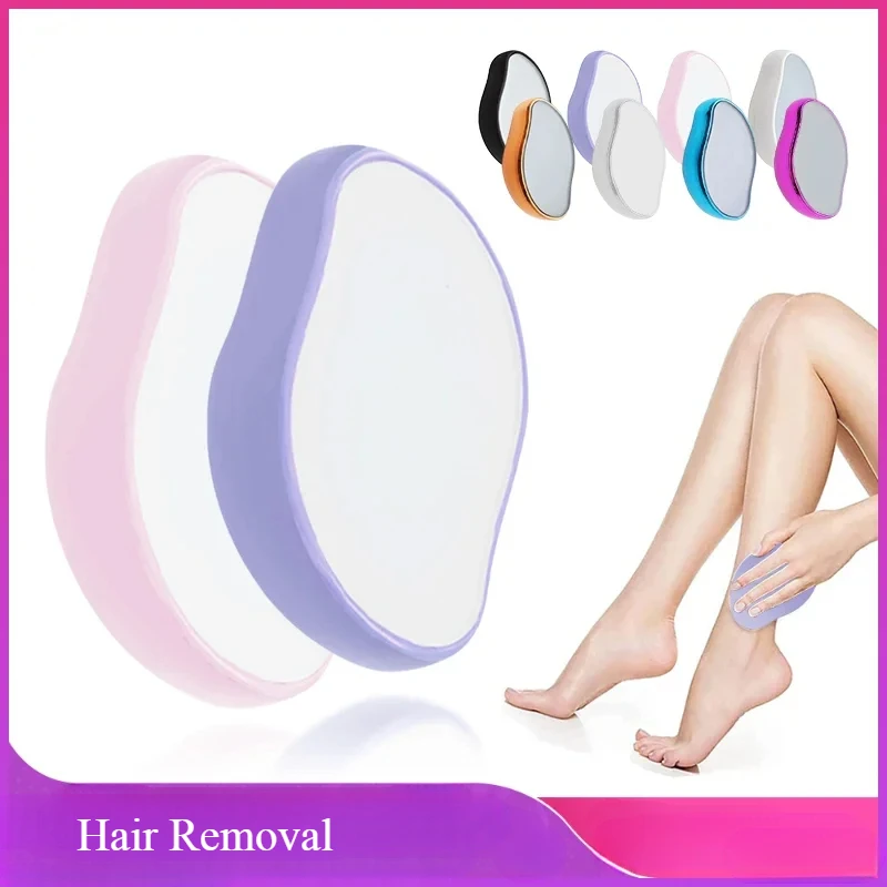 Crystal Hair Removal Eraser Painless Safe Reusable Easy Clean ...