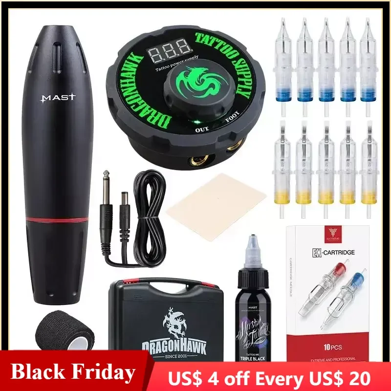 Tattoo-Kit-Professional-Tattoo-Rotary-Pen-Machine-Set-Permanent-Makeup ...