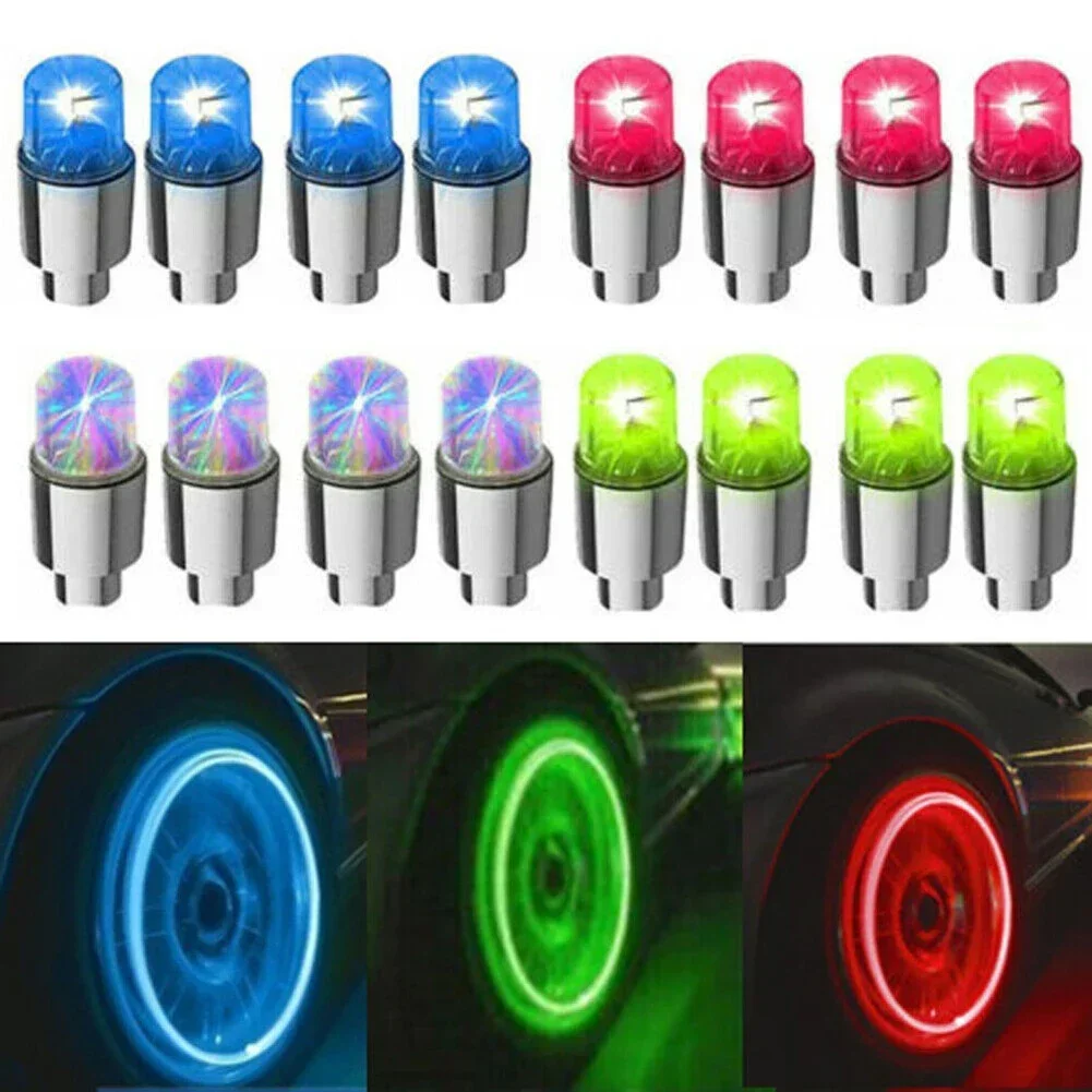 2-PCS-Car-Wheel-Tire-Tyre-Lights-LED-Blue-Red-Green-Colorful-Light-Fit ...
