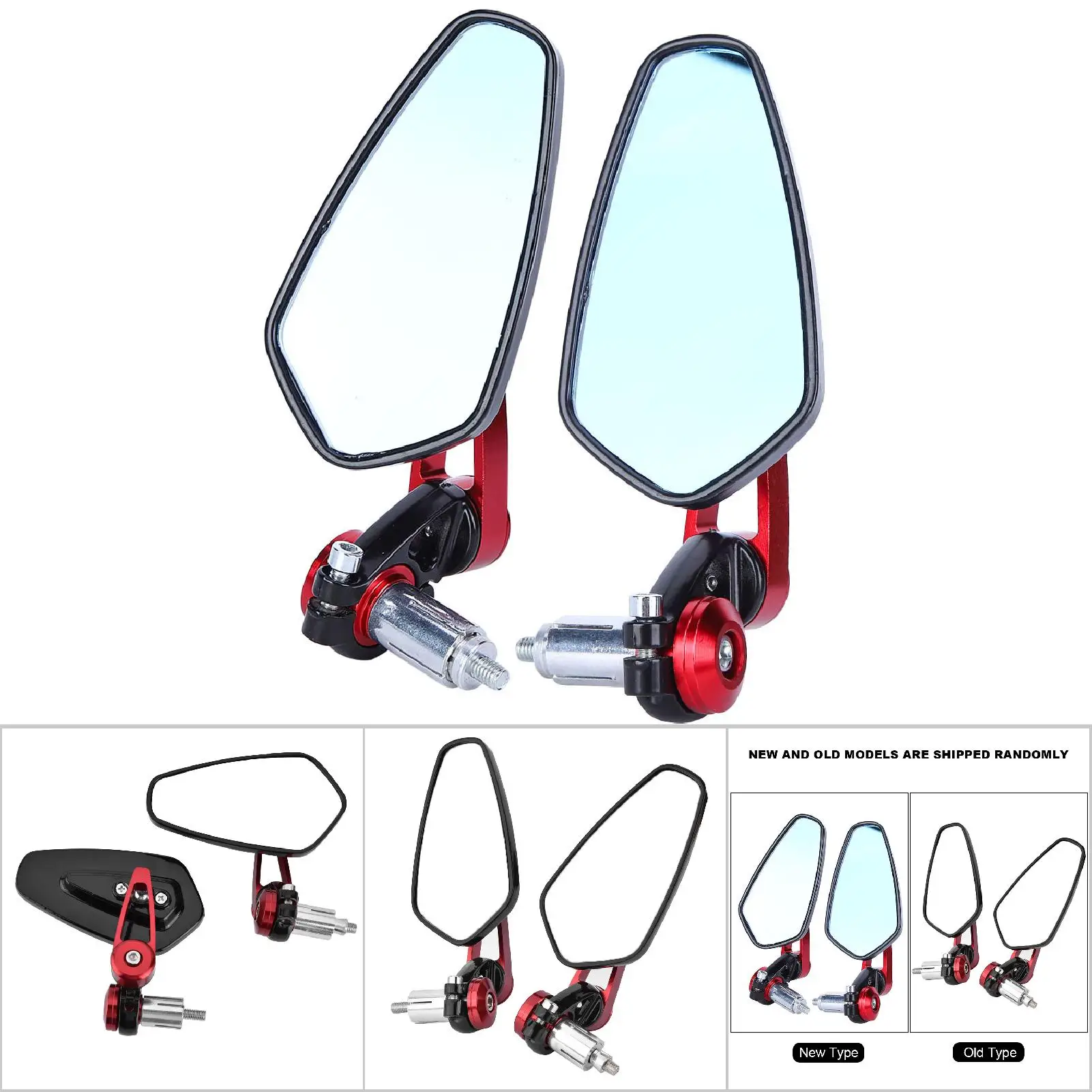 Universal-Motorcycle-Motorbike-Aluminum-Alloy-7-8-22mm-Bar-End-Side ...