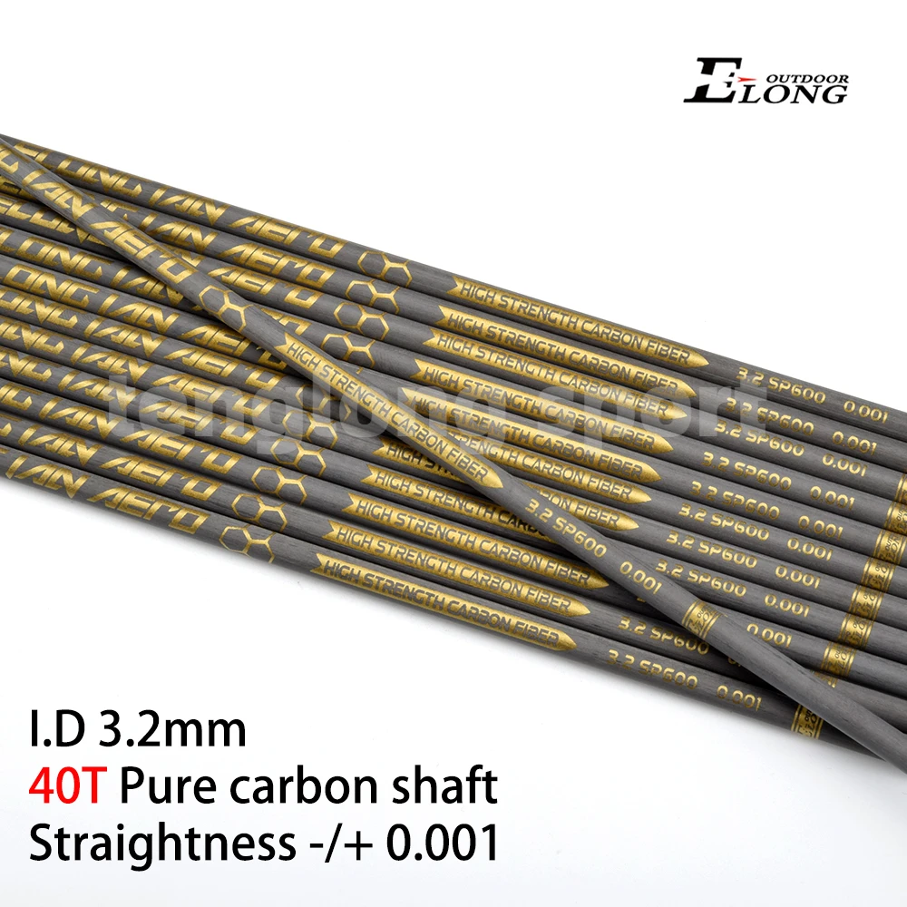 6pcs-30-32in-3-2mm-archery-carbon-shaft-40t-001-pure-carbon-sp500-1000