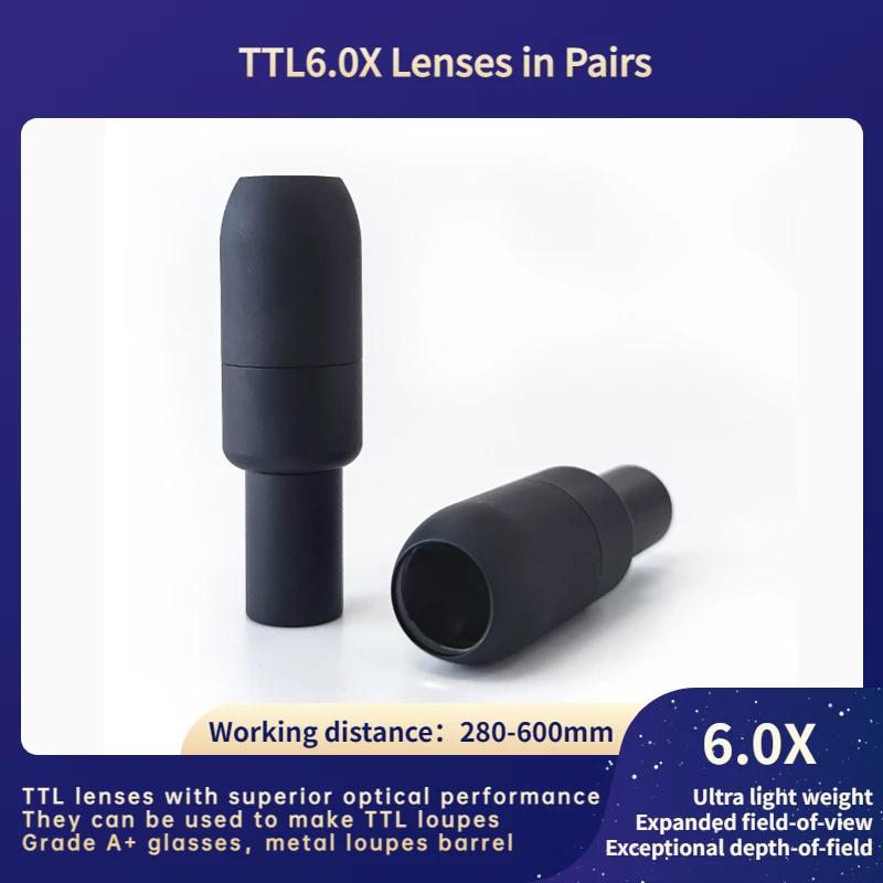 Burite-New-Arrival-TTL-Loupes-6-0X-Lenses-In-Pairs-6X-TTL-Through-The ...