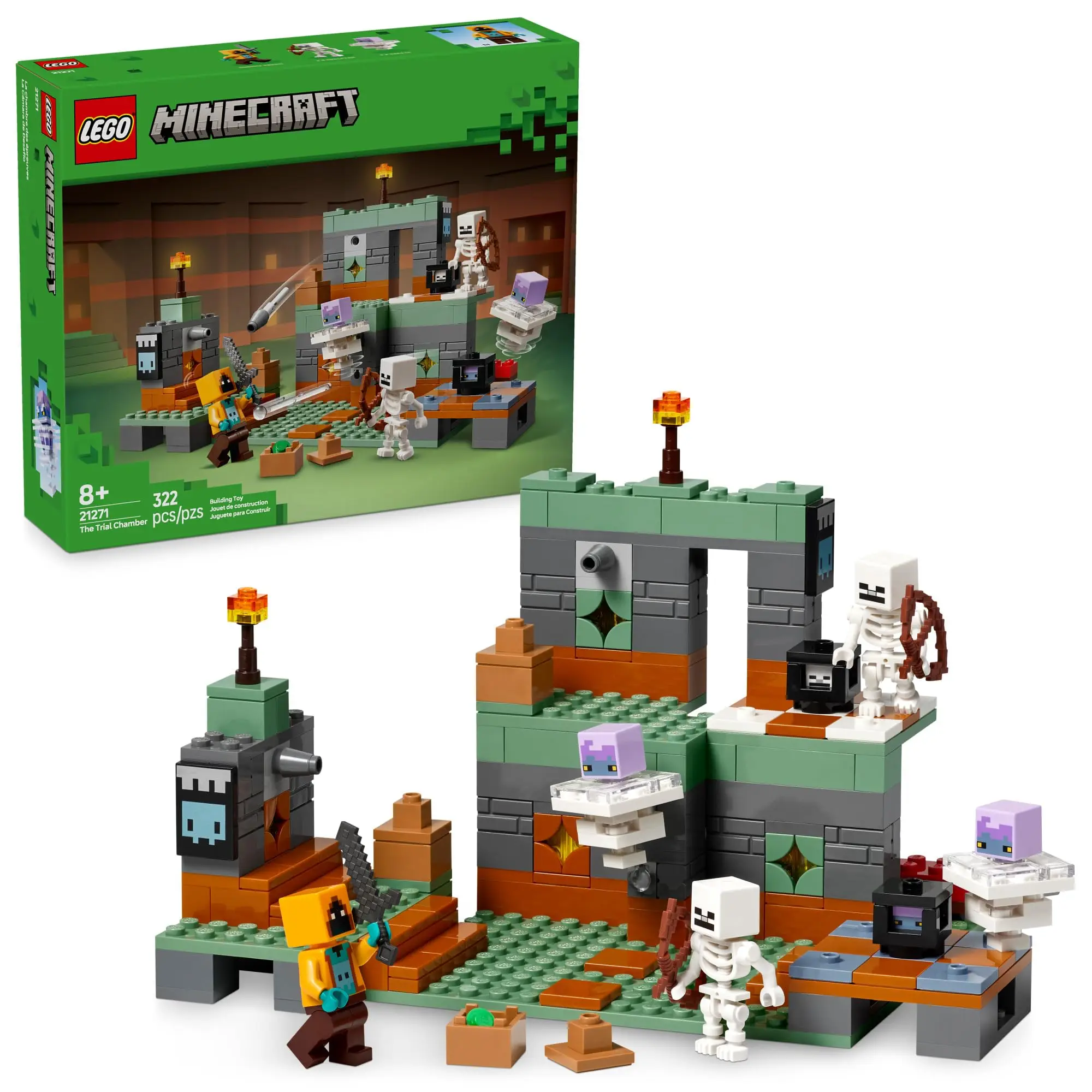 LEGO Minecraft The Trial Chamber (21271): Is This the Real Warden ...