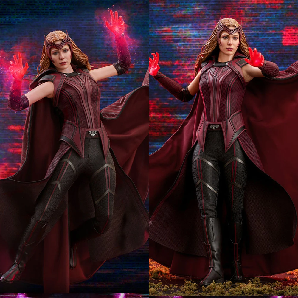 Hottoys TMS036 1/6 Escala Conjunto Completo Collectible Wanda Witch ...