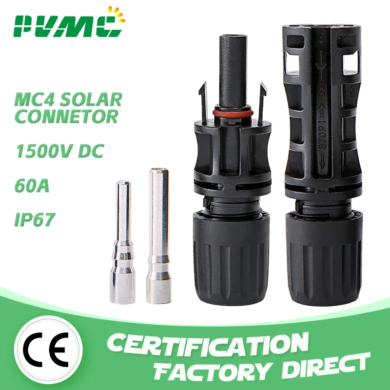 1-Pairs-1500V-60A-Connector-male-and-female-Solar-Panel-PV-Connector ...