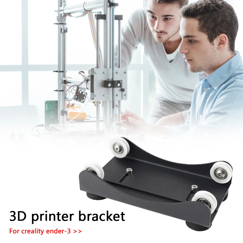 3D Printer Filament Holder with Bearings Brackets for PLA Adjustable Consumable Spool Fixing ...