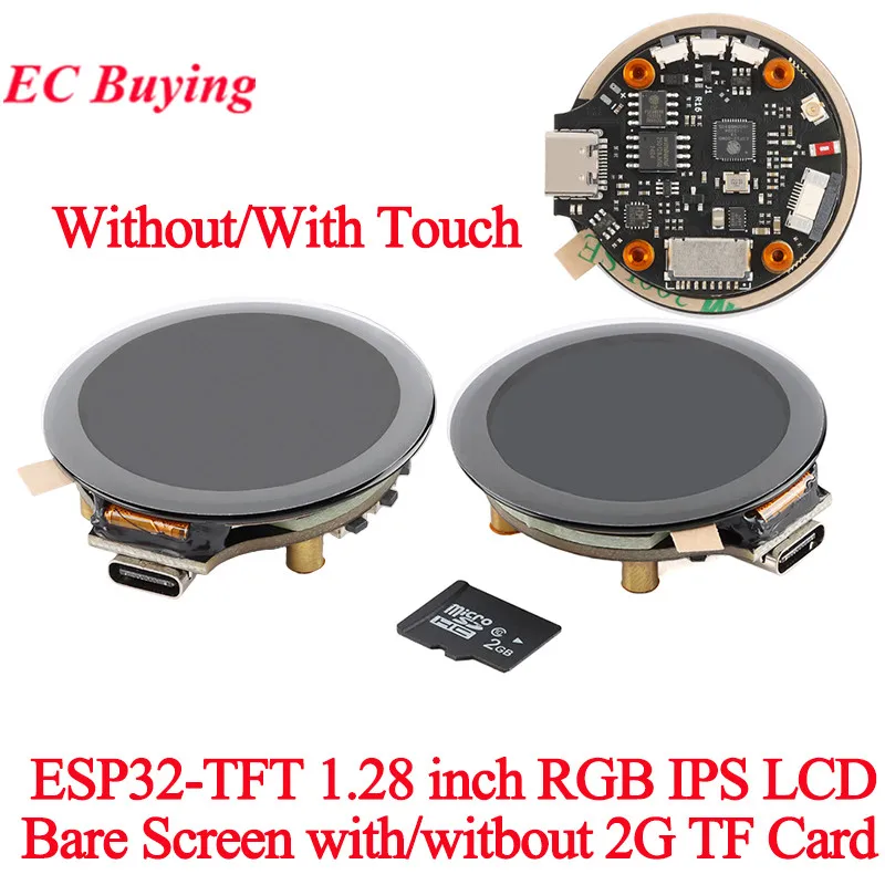 1-28-Inch-IPS-TFT-Round-LCD-Color-RGB-Display-Touch-Screen-Module-ESP32 ...