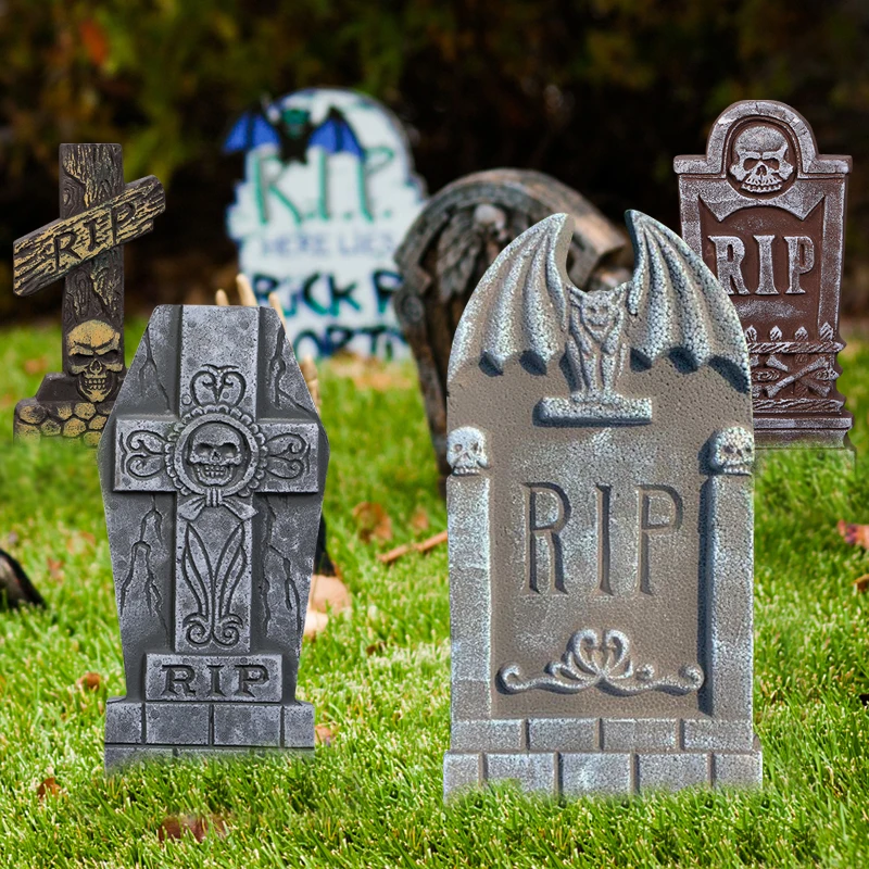 Halloween-Decorations-Rip-Foam-Tombstone-Home-Yard-Sign-Grave-Party ...