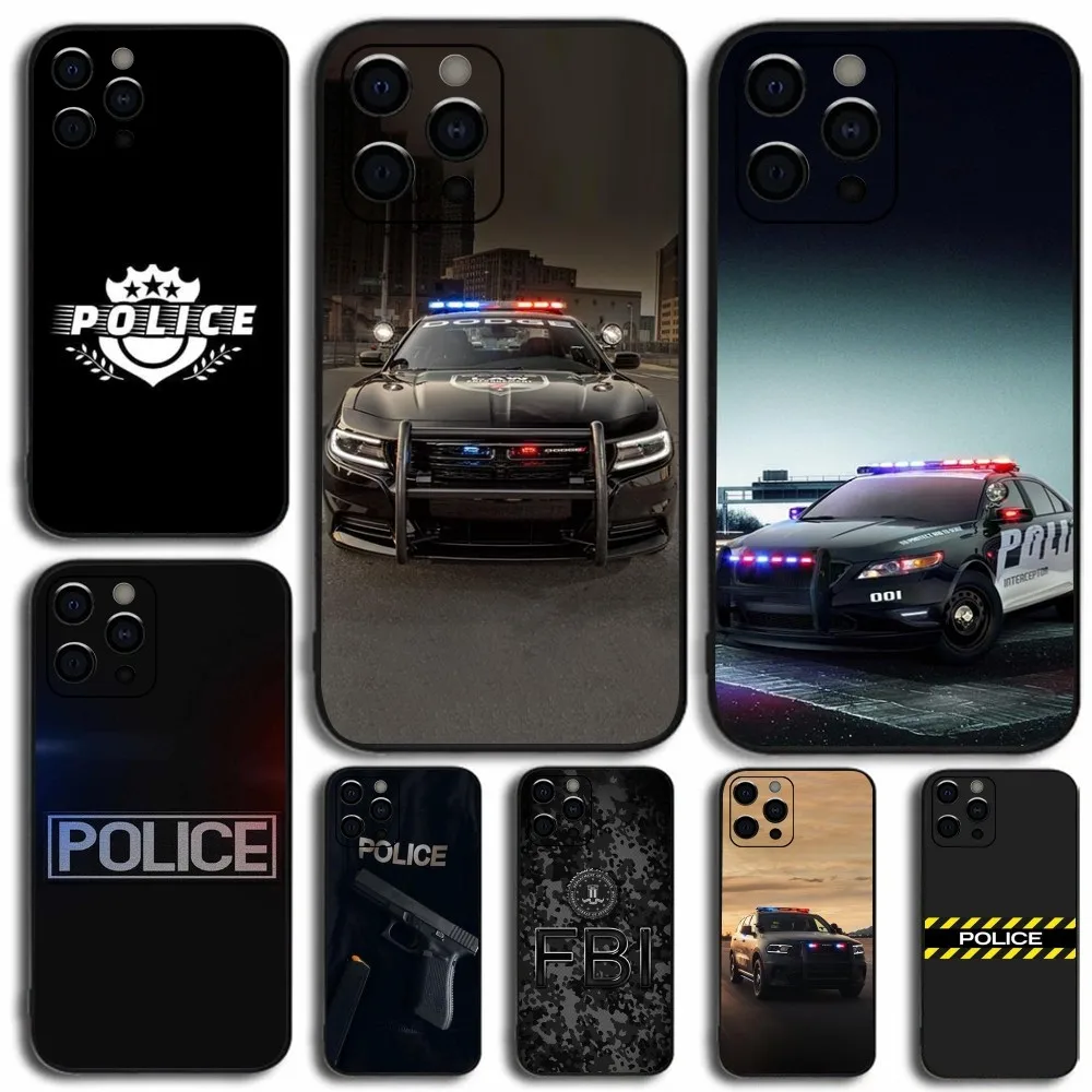 Police FBI Swat Car Phone Case For Apple iPhone 15,14,13,12,11,Pro,X,XS ...