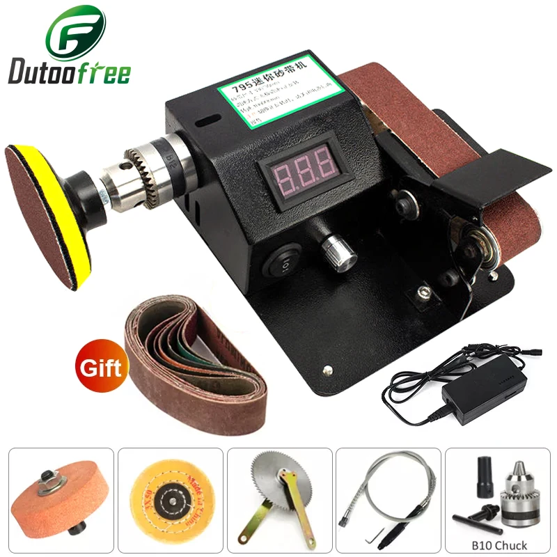110v/220v Grinder Electric Belt Sander Diy Sander Polisher 775/795 ...