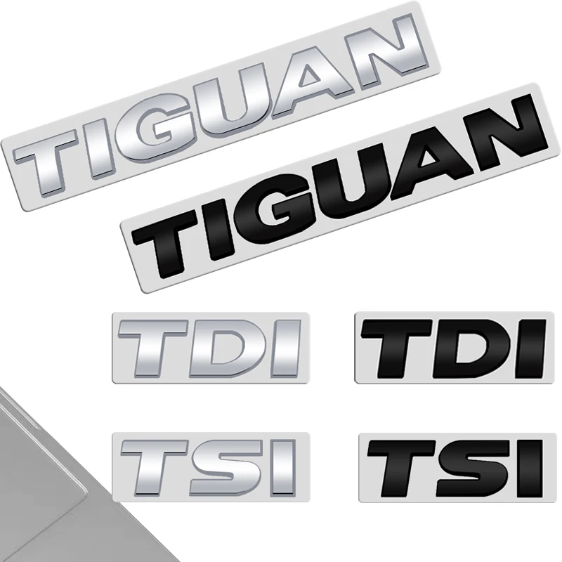 Calcomanías 3D TIGUAN TSI TDI ABS, pegatina de letras, emblema ...
