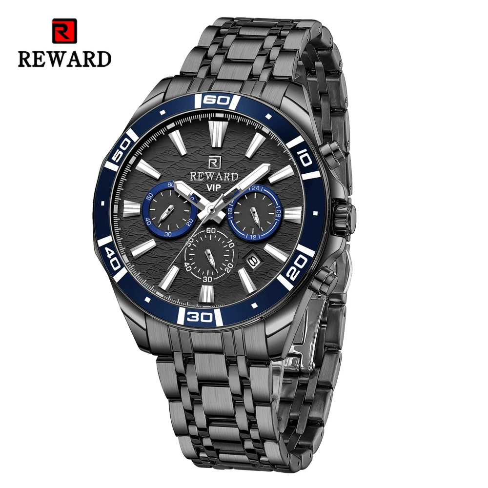 REWARD-Mens-Watches-Waterproof-Luminous-Quartz-Wristwatch-Business ...