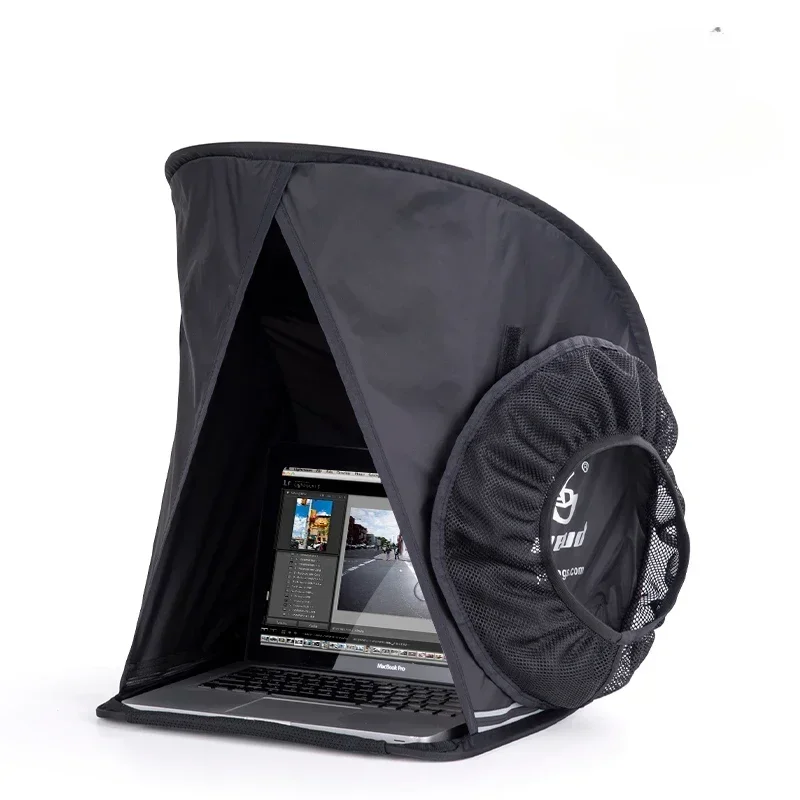 Laptop-hood-foldable-external-shot-outdoor-shading-rain-protection ...