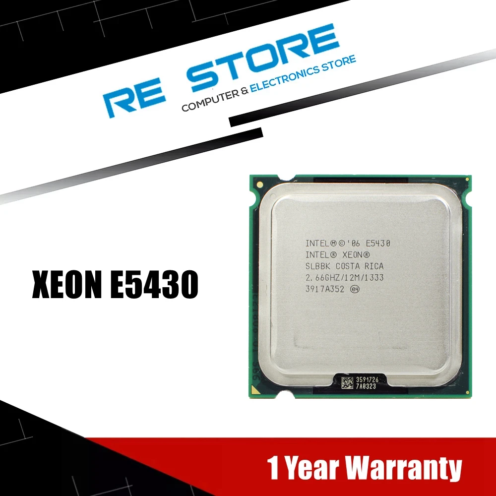 Intel Xeon E5430 2.66ghz 12m 1333mhz Cpu Processor Works On Lga775 ...