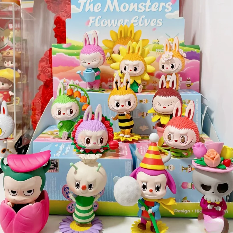 Labubu-The-Monsters-Flower-Elves-Series-Toys-Anime-Action-Figure-Caixa ...