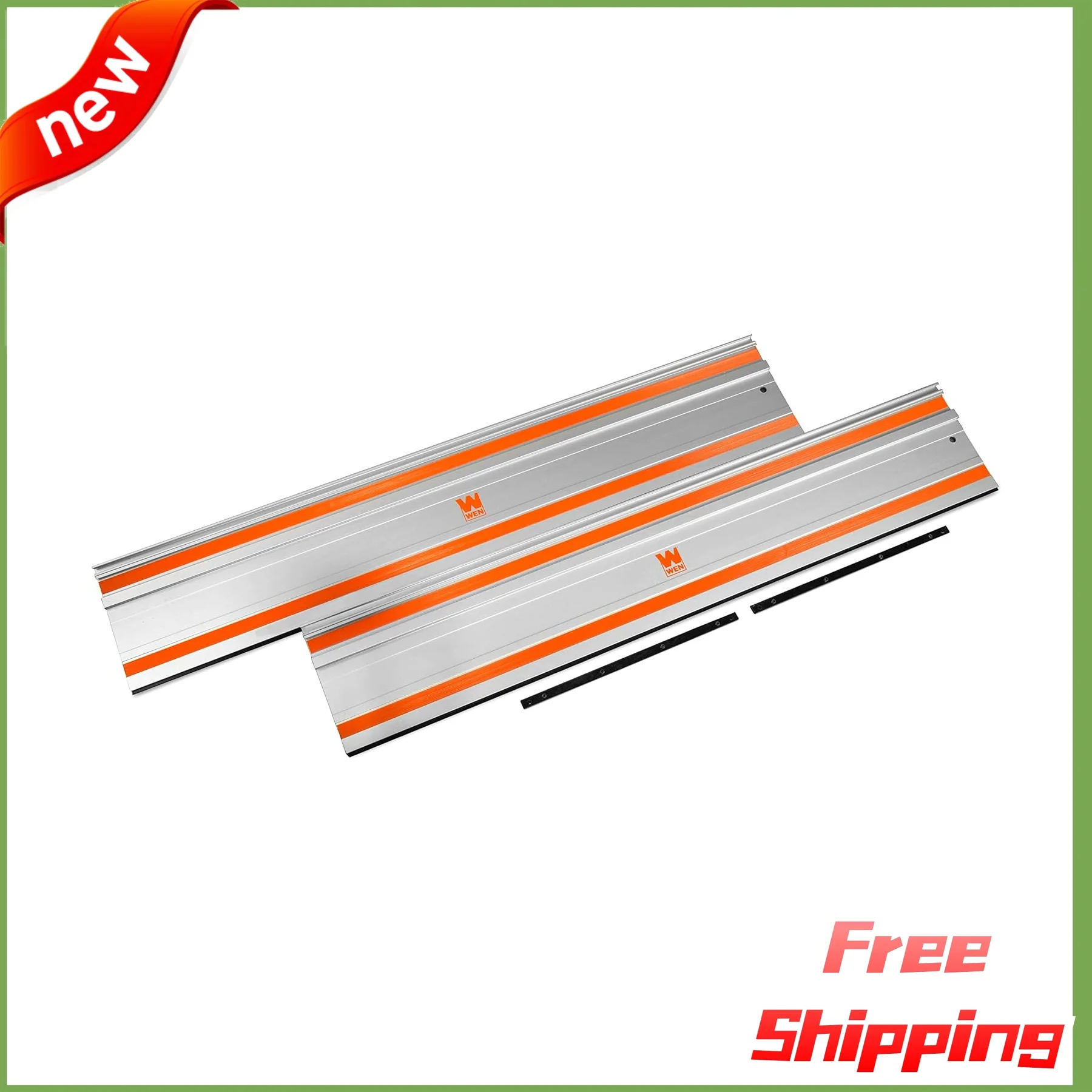 WEN-CT9110-110-Inch-Track-Saw-Track-Guide-Rail-and-Adapters-8-foot-By-4 ...