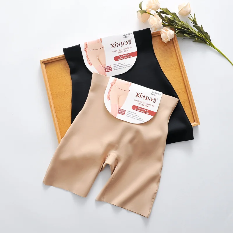 Boxer-Seamless-Belly-Contracting-Pants-Women-s-Sticky-One-Piece-Leg ...