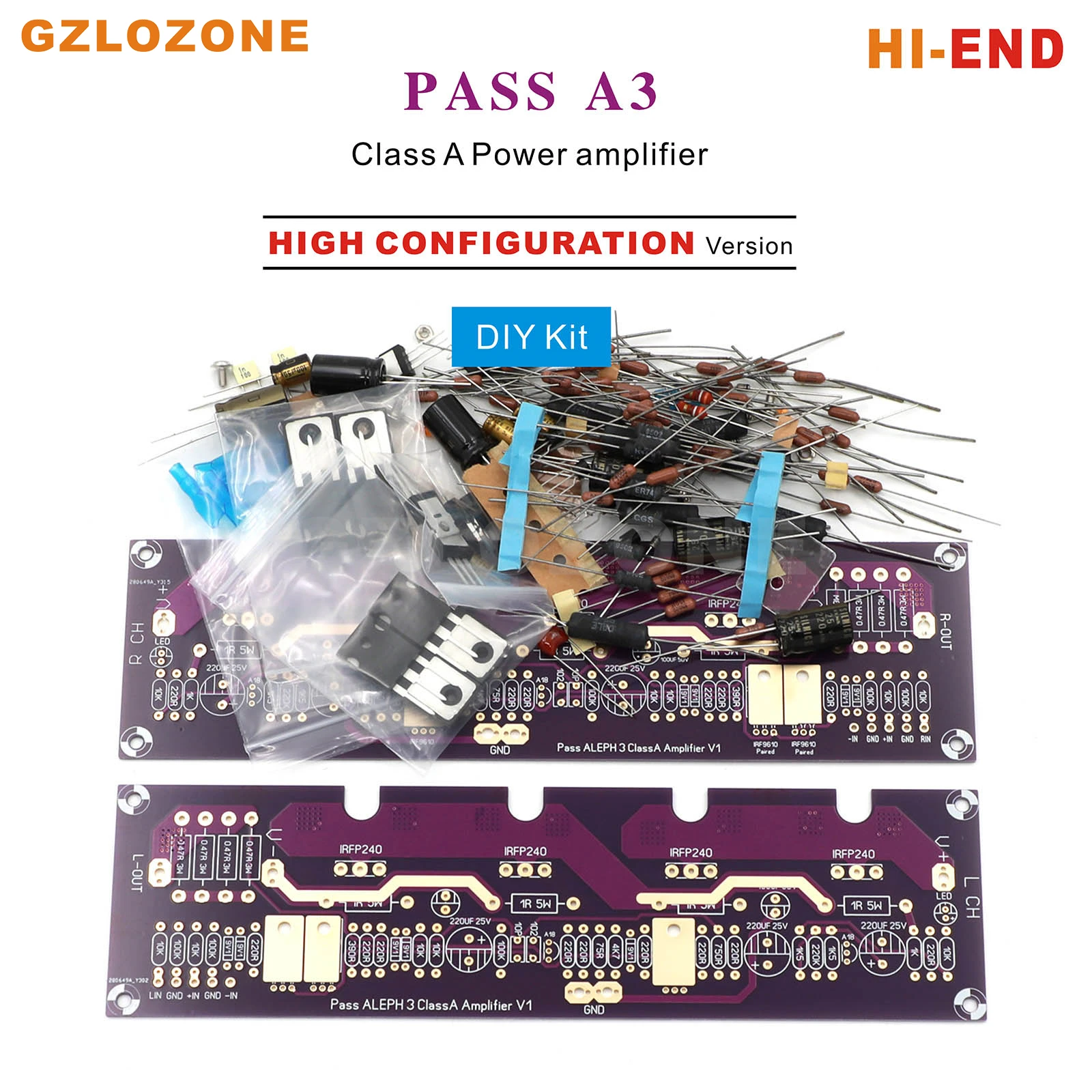 HI-END High Configuration Ver PASS A3 Pure Class A Power Amplifier Base ...