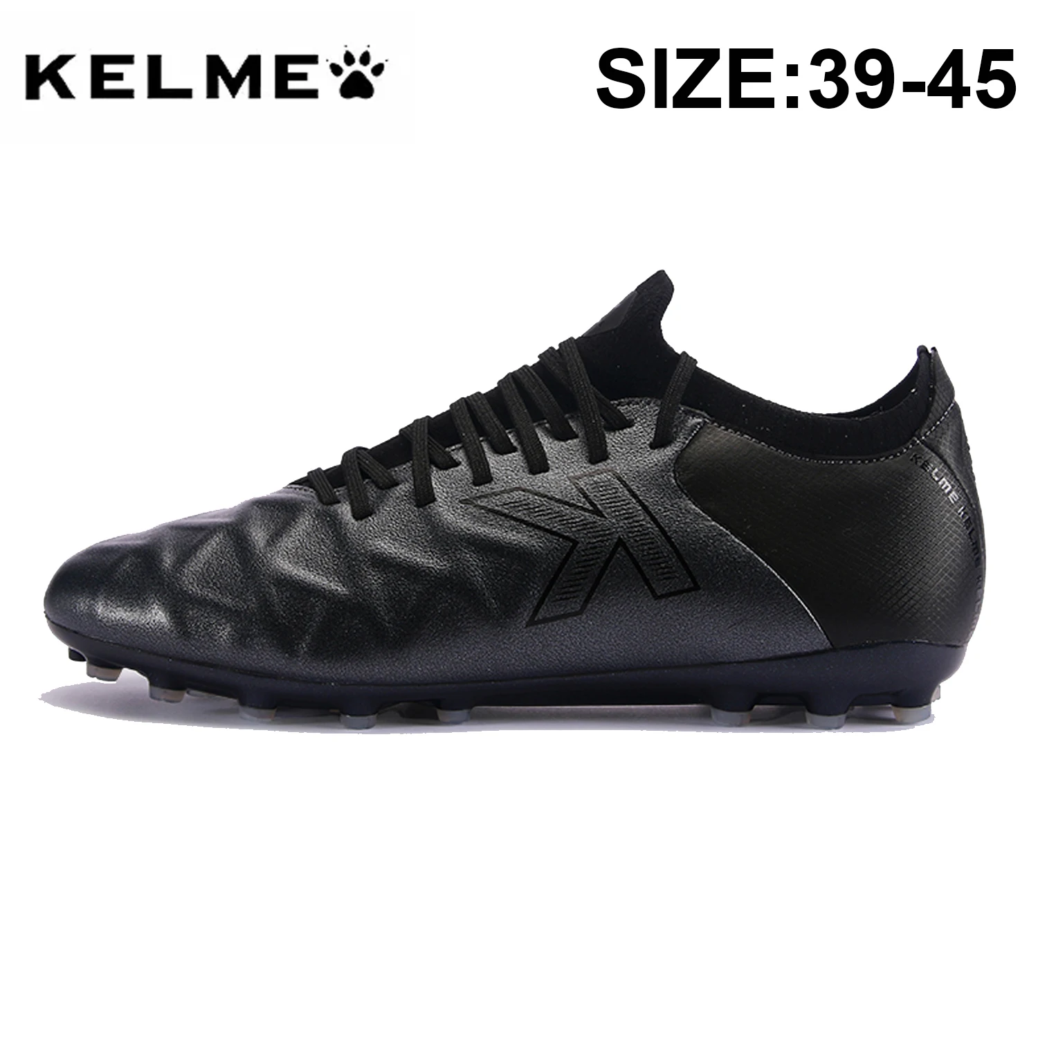 KELME-Men-Football-Boots-Mg-Short-Spikes-Turf-Football-Game-Sneaker-Luxury-Genuine-Leather ...