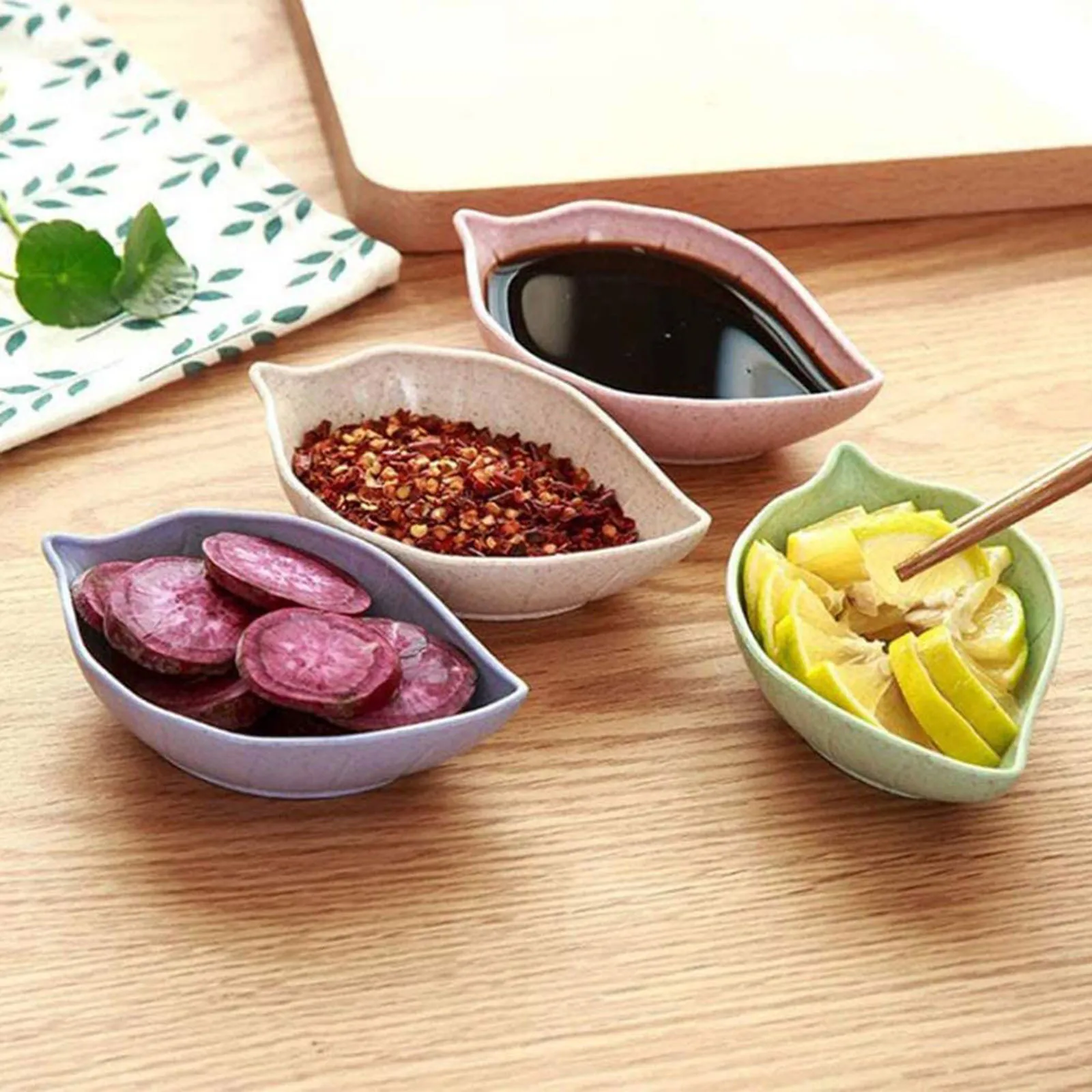 Soy-Saucer-Saucer-Bowl-Tapas-Saucer-Set-Small-Saucer-Mini-Plate-Leaf ...