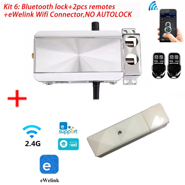 Smart Home Bluetooth Lock Remote Control Phone APP Invisible Hidden ...