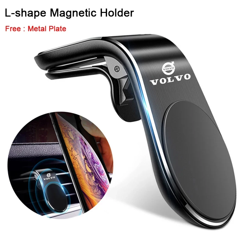 Magnetic-Car-Phone-Holder-Car-Phone-Stand-Clip-Mount-For-Volvo-AWD-V60 ...