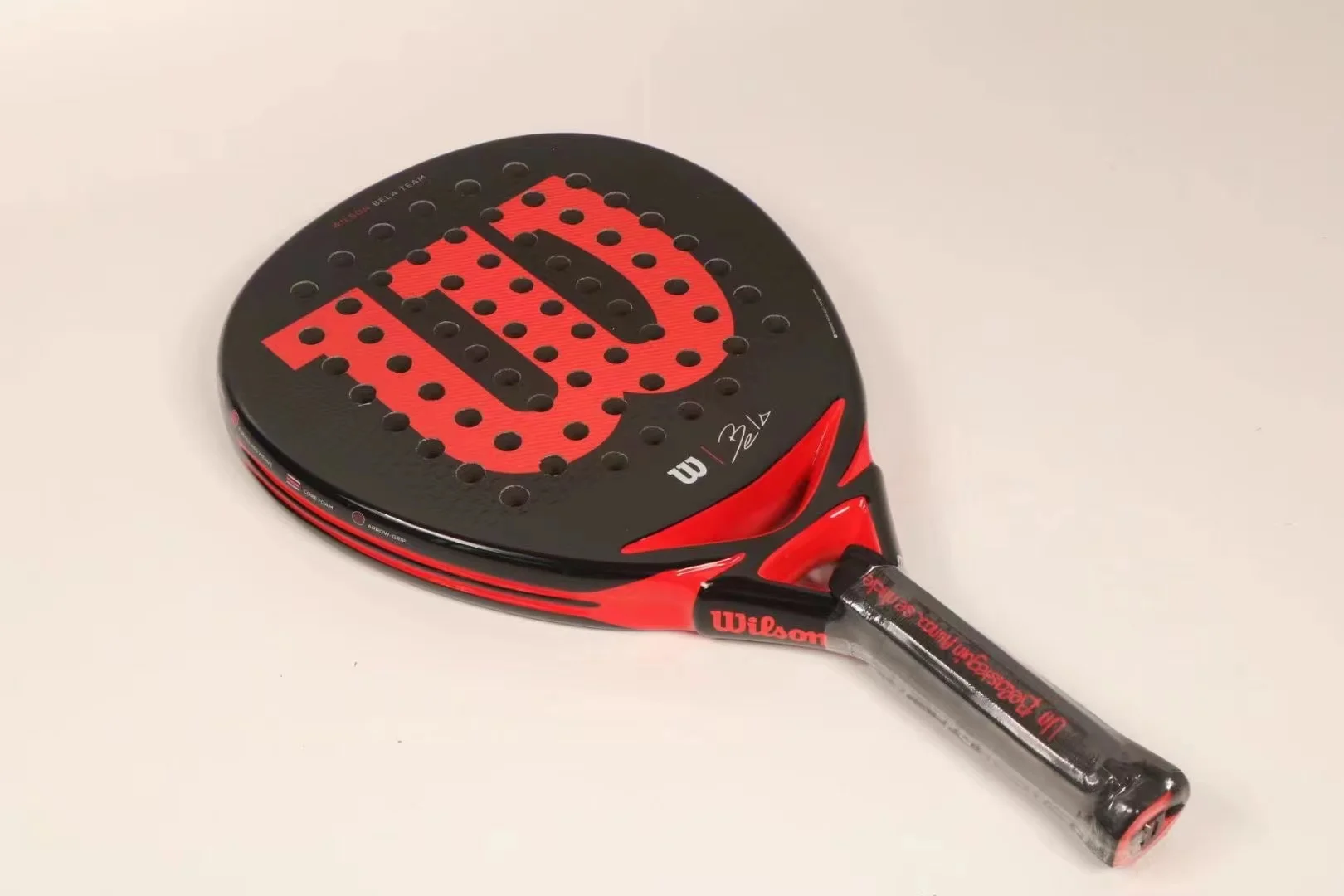 W Padel Racket Porfessional Series Palas 3 Layer Carbon Fiber Board ...