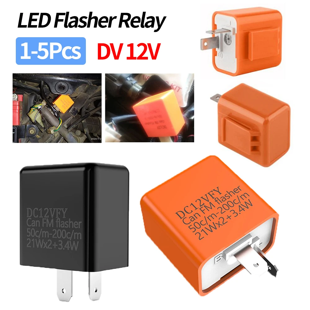 Motorcycle-LED-Flasher-Relay-Adjustable-Frequency-Square-Flashing ...