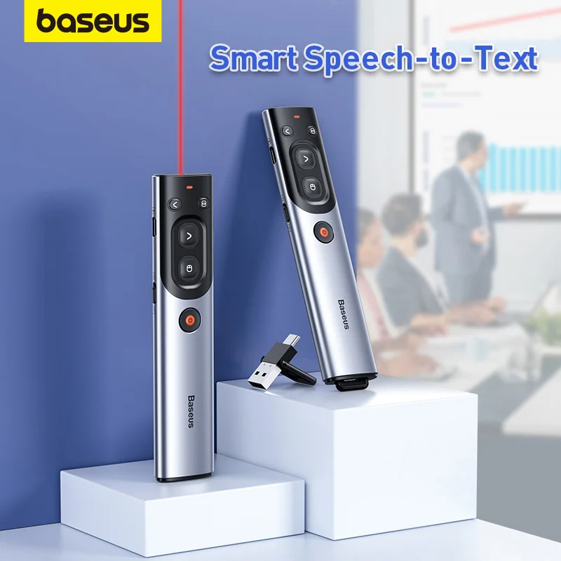 Baseus Spotlight Presentation Remote Wireless Laser Pointer Baseus Spotlight Presentation Remote Wireless Laser Pointer
