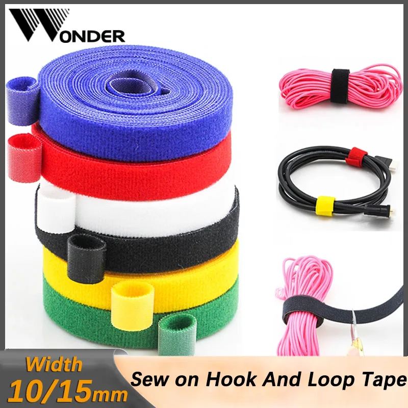 Sew-on-Hook-And-Loop-Tape-Reusable-Fastener-Tape-Nylon-Strips-Fastener ...