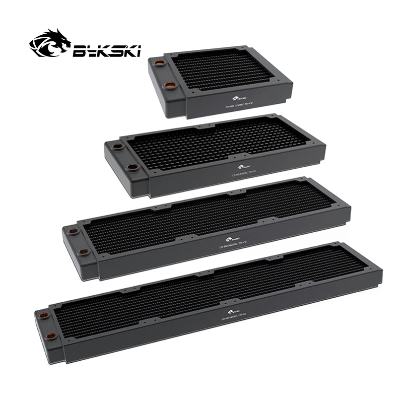Bykski 30mm Thick Copper Single Row Of Radiator Computer Water Cooling ...