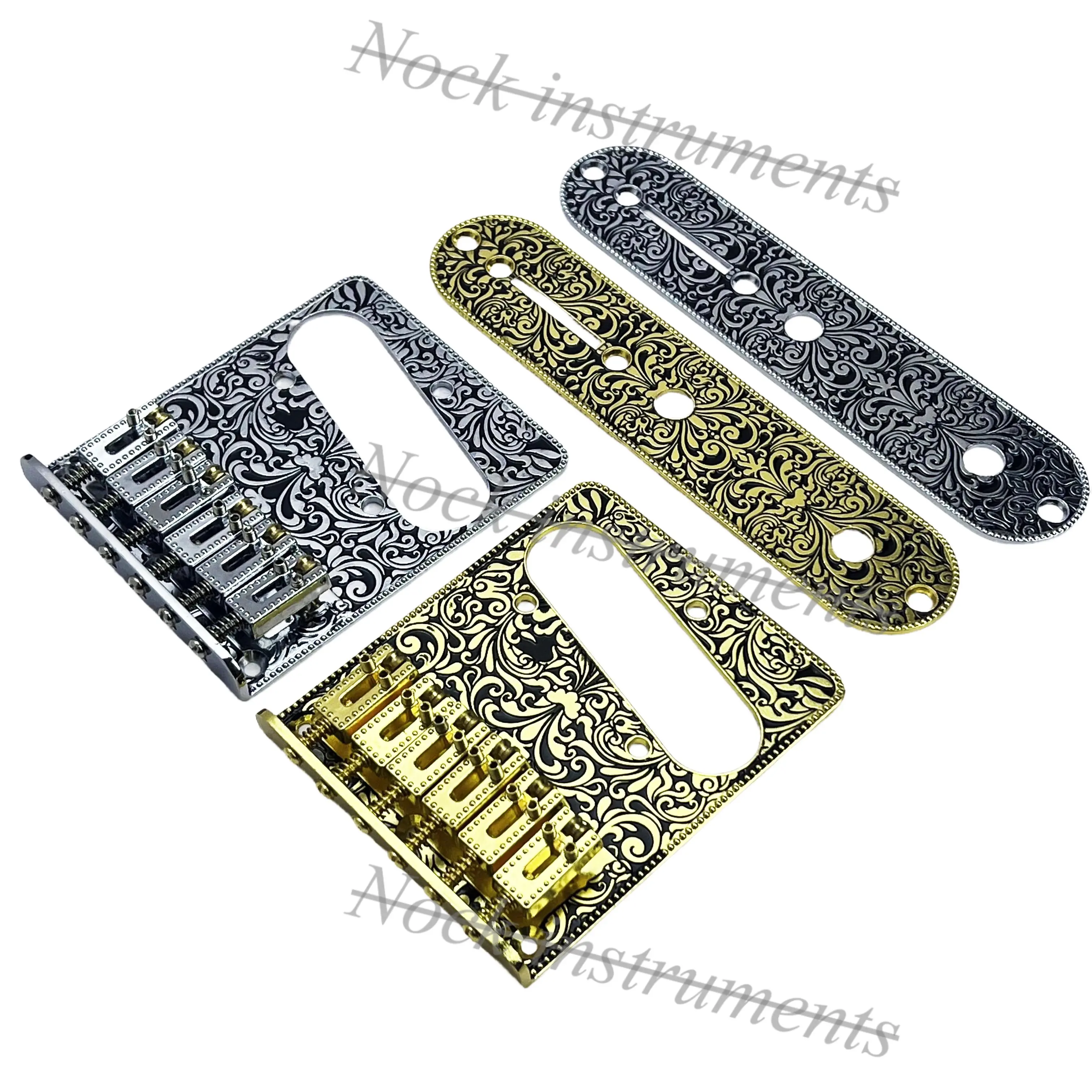 Roller-Saddle-Bridge-and-Control-Plate-for-TL-Electric-Guitar-with ...