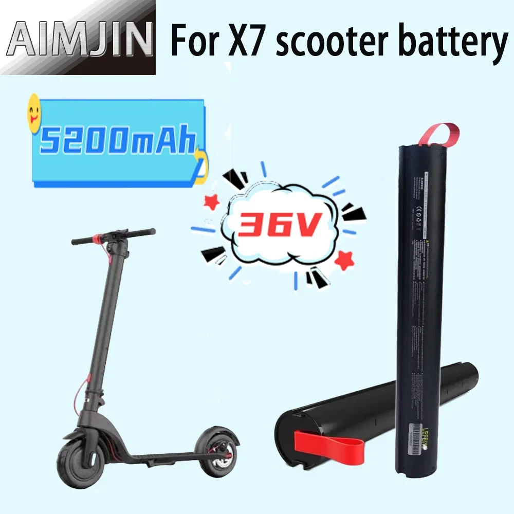 Suitable-for-36V-5200mAH-X7-scooter-charging-lithium-battery-pack-187Wh ...