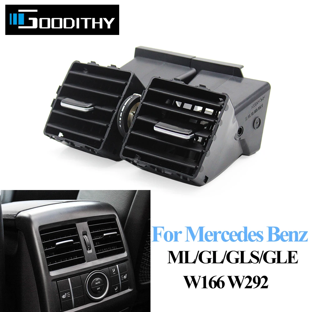 Car-Rear-Air-Conditioner-AC-Vent-Grille-Outlet-Complete-Assembly-For ...