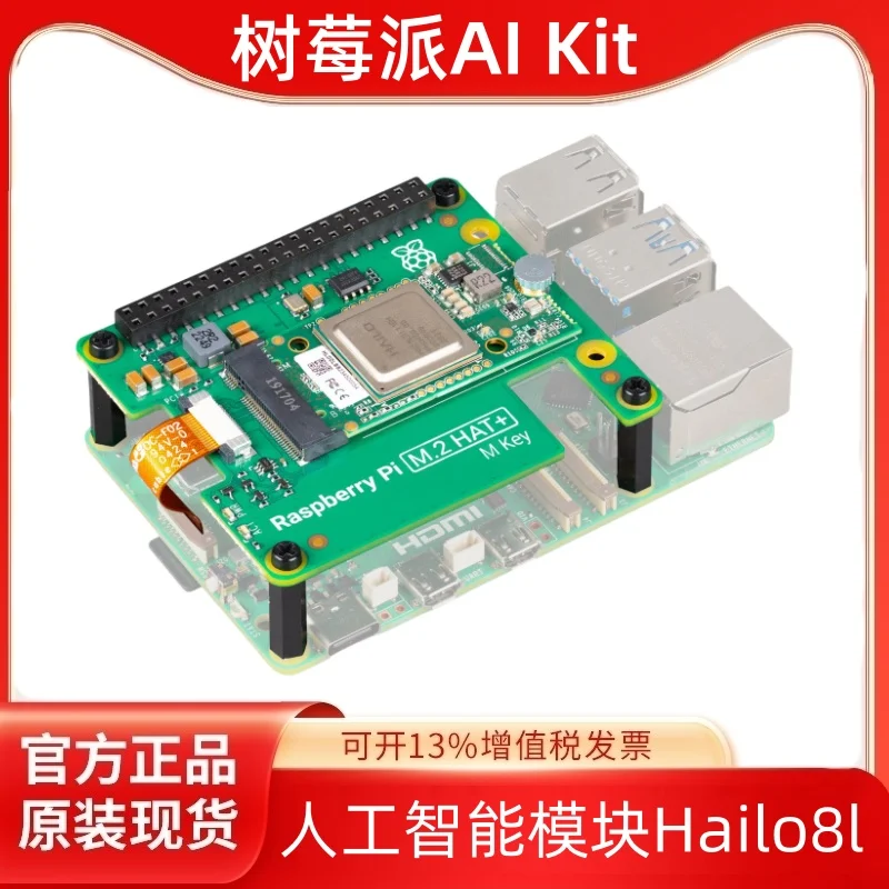 Raspberry-Pi-Ai-Kit-Artificial-Intelligence-Kit-Hailo8L-Module-13Tops ...