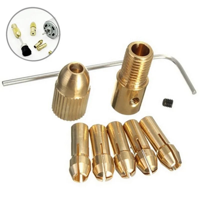 7Pcs-set-Mini-Drill-Chucks-Adapter-2mm-4mm-Dremel-Mini-Drill-Chucks ...